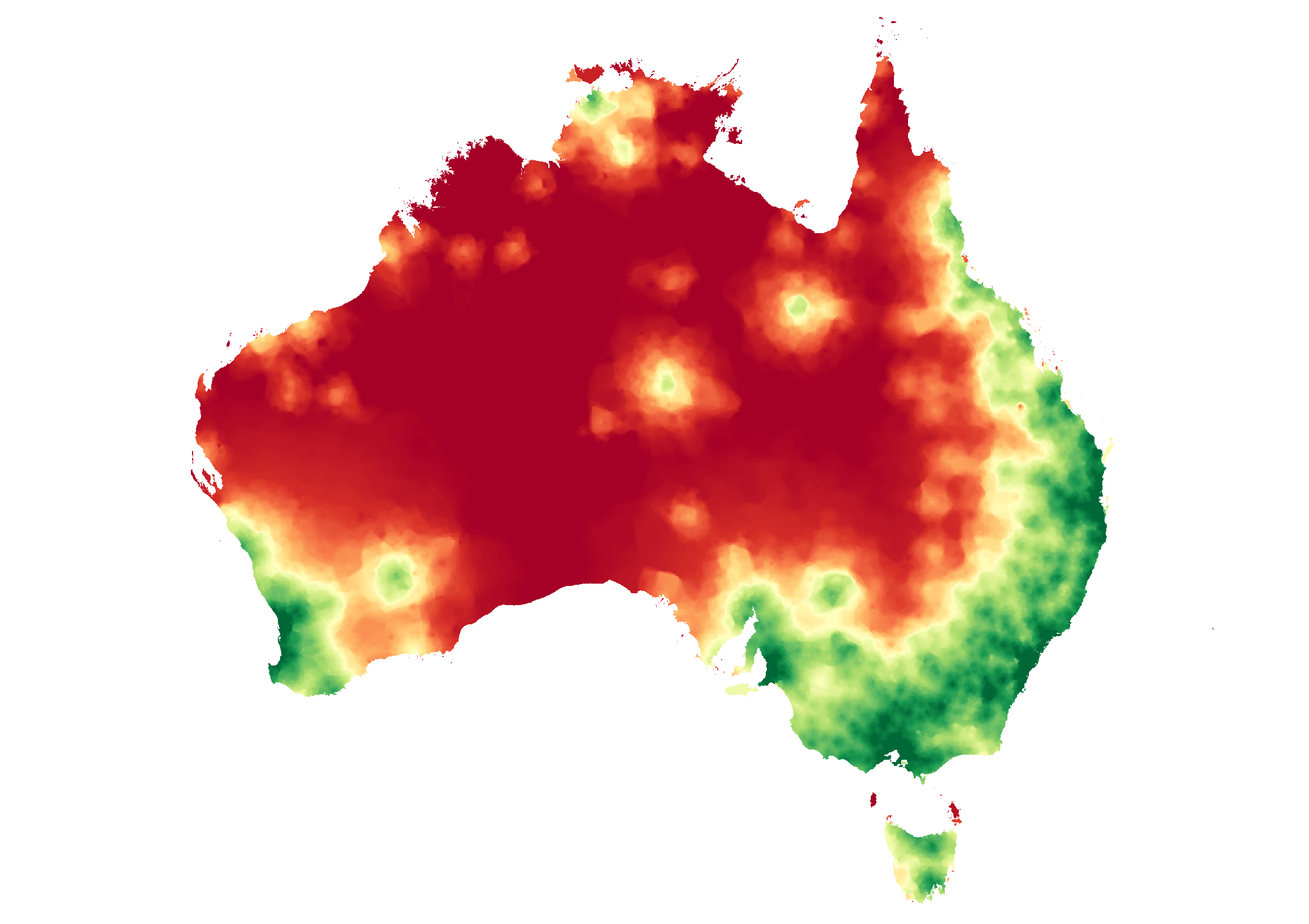 Accessibility/Remoteness Index of Australia (ARIA+) | The Australian ...