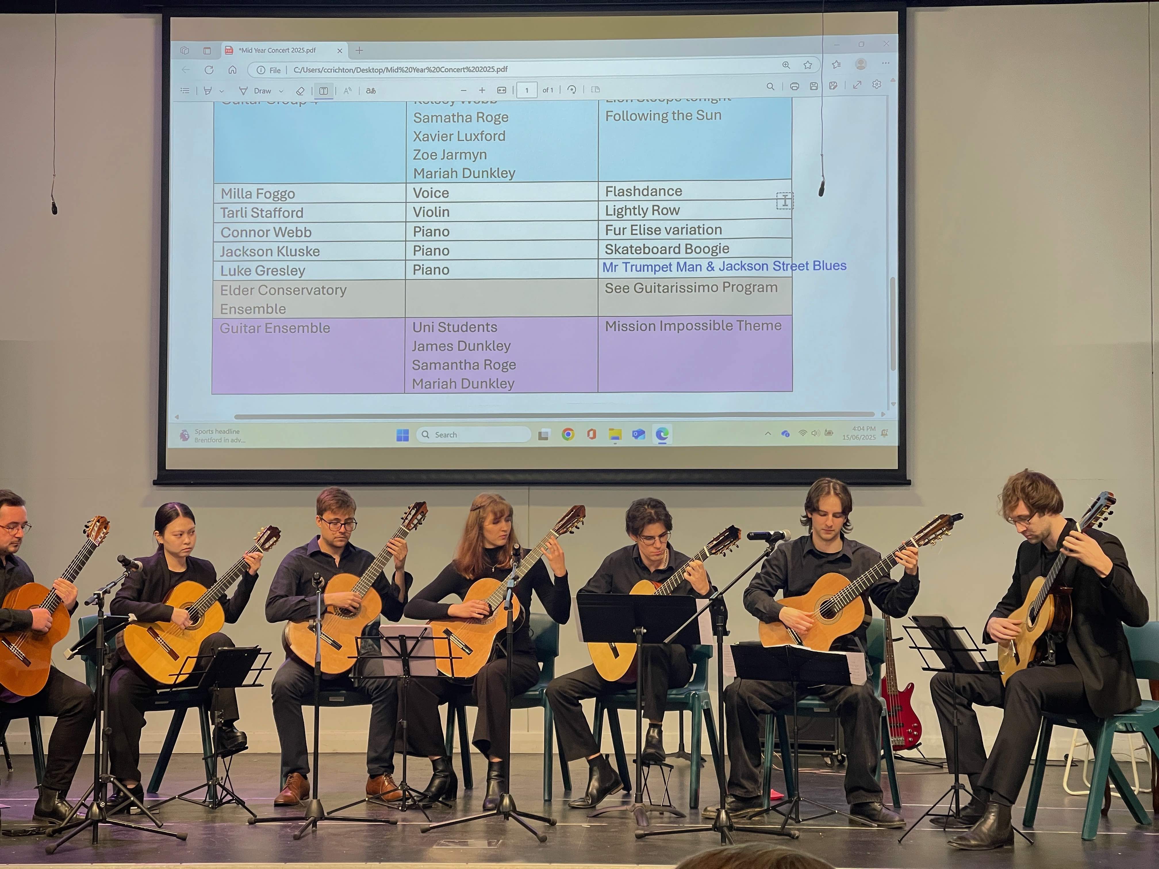 Elder Conservatorium Guitar Ensemble in Victor Harbor | Elder Conservatorium of Music ...